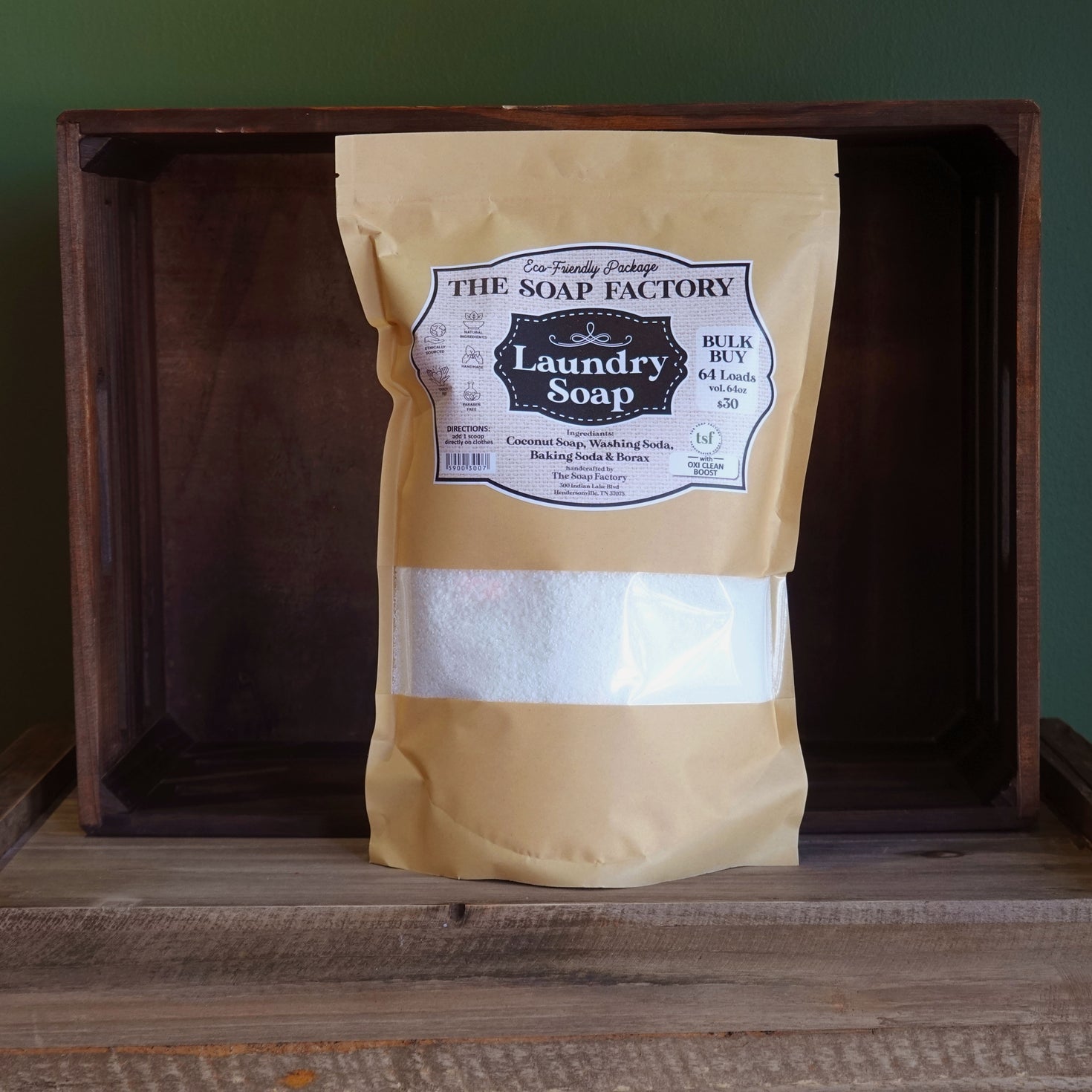 60 oz- Laundry Soap Eco-Friendly Package – The Soap Factory